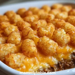 Tater Tot Casserole with Ground Beef
