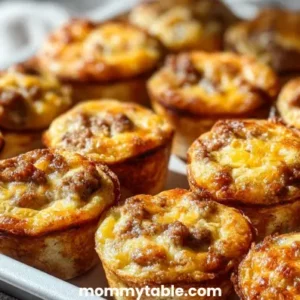 High-Protein Pancake Sausage Mini Muffins